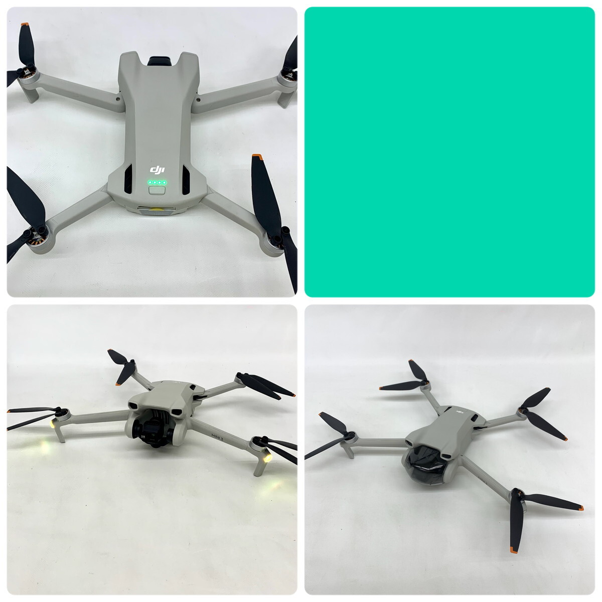 ドローン DJI MINI3 MT3PD RM330 RCリモコン 離陸確認OK カメラ搭載 空撮 ラジコン M6911-01(ドローン本体 ...