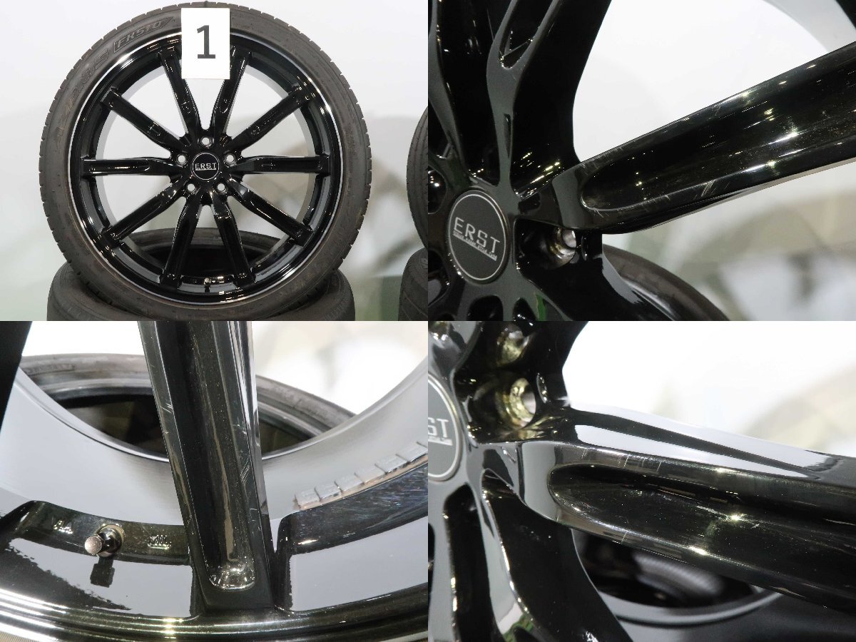 ボルボ V90 S90 等に 4本 ERST S10-R 20インチ ホイール 8.5J +48 5H PCD108 ラジアル ファルケン アゼニス FK510 2022年 255 ...