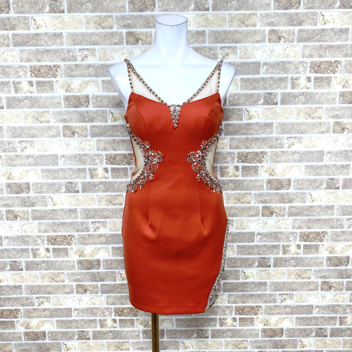 1円 ドレス IRMA イルマ ミニドレス S オレンジ系 カラードレス キャバドレ 発表会 イベント 01314(オレンジ)｜売買されたオークション情報、yahooの商品情報をアーカイブ公開 ...