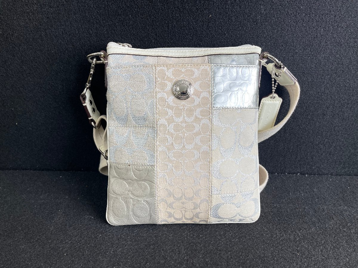 MK0610-15 ゆうパック着払い COACH ショルダーバッグ パッチワーク L0893-42481 コーチ シグネチャー(女性用)｜売買 ...