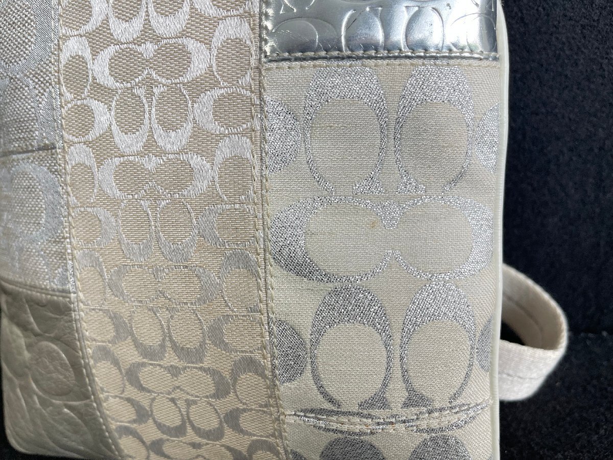 MK0610-15 ゆうパック着払い COACH ショルダーバッグ パッチワーク L0893-42481 コーチ シグネチャー(女性用)｜売買 ...