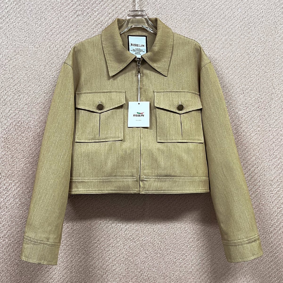 高級ヨーロッパ製 定価6万 ブルガリア発 RISELIN ジャケット 上品 ソフト 薄手 防風 無地 ショート丈 シンプル アメカジ 街着 M/46(Mサイズ)｜売買されたオークション情報 ...