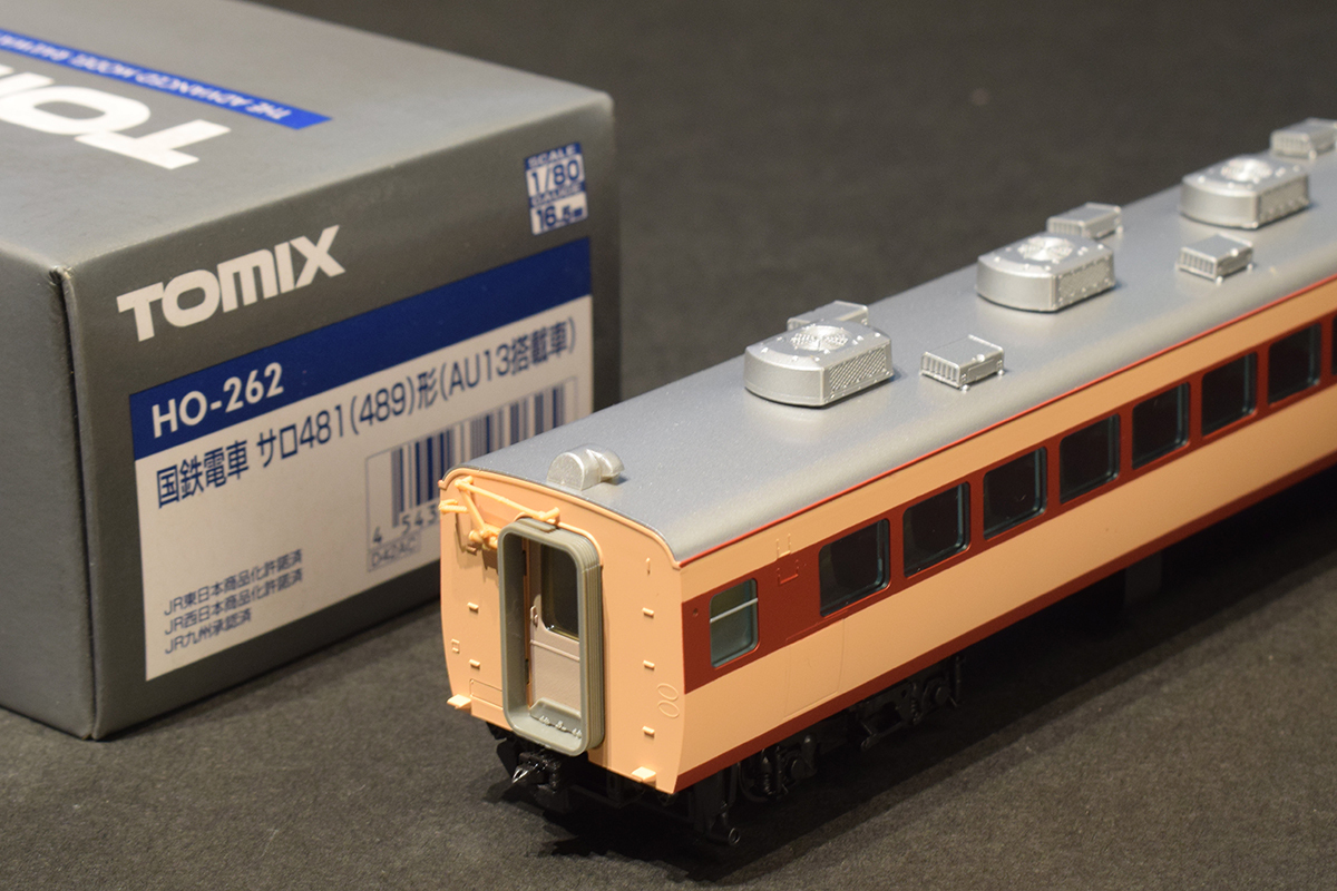 TOMIX HO-262 国鉄電車 サロ481 489 形 AU13搭載車(JR、国鉄車輌)｜売買されたオークション情報、yahooの商品情報 ...