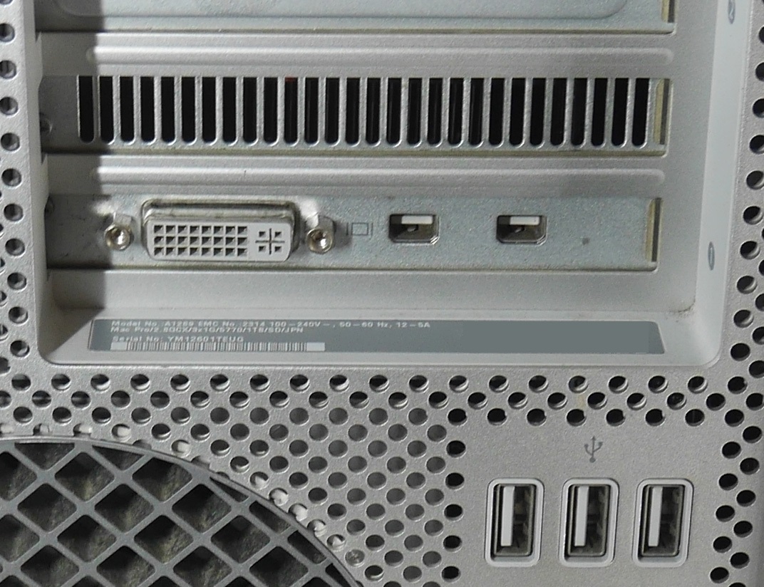 Apple Mac Pro A1289 Quad-Core intel Xeon 2.8 Max3.06 GHz/メモリ32GB ...