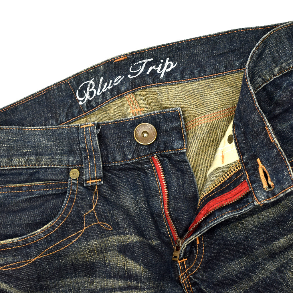 良好 EDWIN BLUE TRIP エドウィン ブルートリップ BTZ503 ウエスタン ブーツカット デニム パンツ ジーンズ size ...
