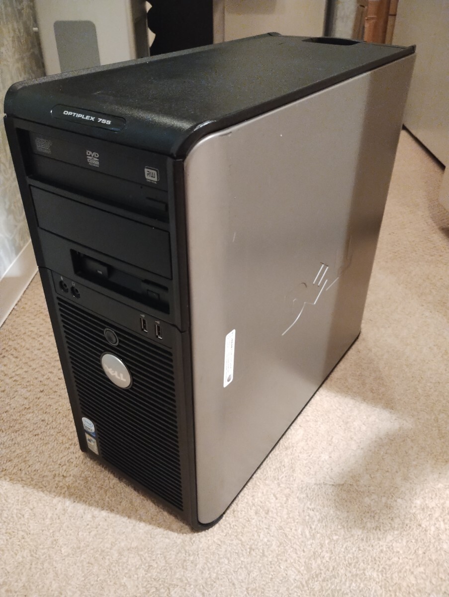 dell optilex 755 CPU q9550 メモリ8gb hdd 2tb グラフィックボードgeforce 9600gt eco ...