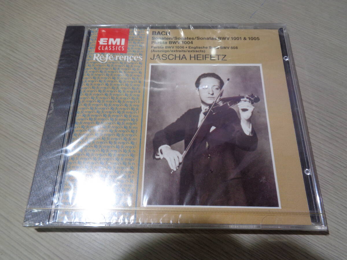 /ハイフェッツによるバッハ無伴奏 JASCHA HEIFETZ/BACH:SONATEN & PARTITEN FUR VIOLINE ...