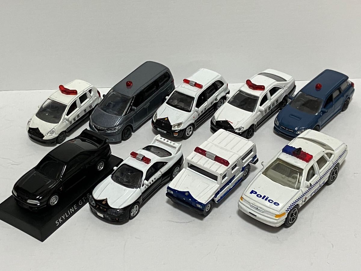 訳あり カプセルエムテック トミカジュニア パトカー 9台 スカイライン GT-R R33 フィット クラウン RAV4 エリシオン レガシィ BP 1/87(エムテック)｜売買された ...