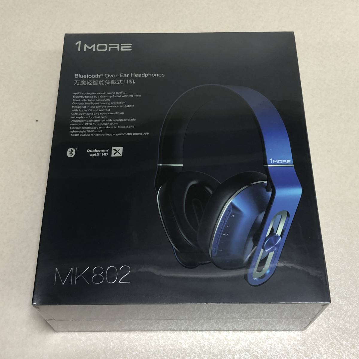 1MORE MK802 ブルー ヘッドホン Bluetooth Wireless Over-Ear Headphones(ヘッドフォン)｜売買されたオークション情報、yahooの商品情報を ...