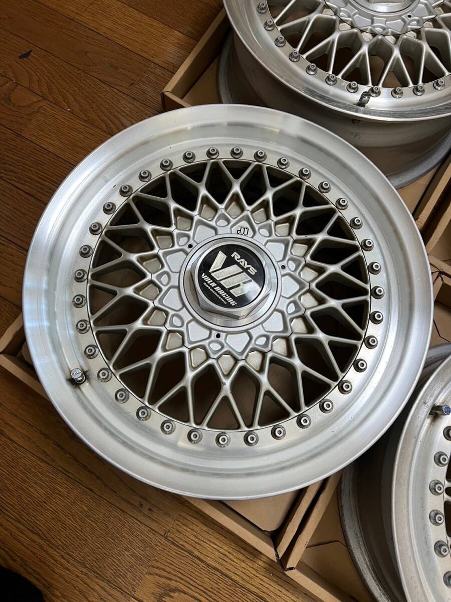 レイズ ボルクレーシング Gr-A 15インチ 6.5J ＋44 4本 良品 レンチ付属 rays volk Gr.A VR グループA(社外 ...