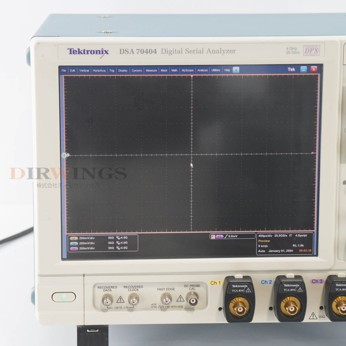 DW 8日保証 DSA 70404 DSA70404 DSA70000 Tektronix Digital Serial Analyzer ...
