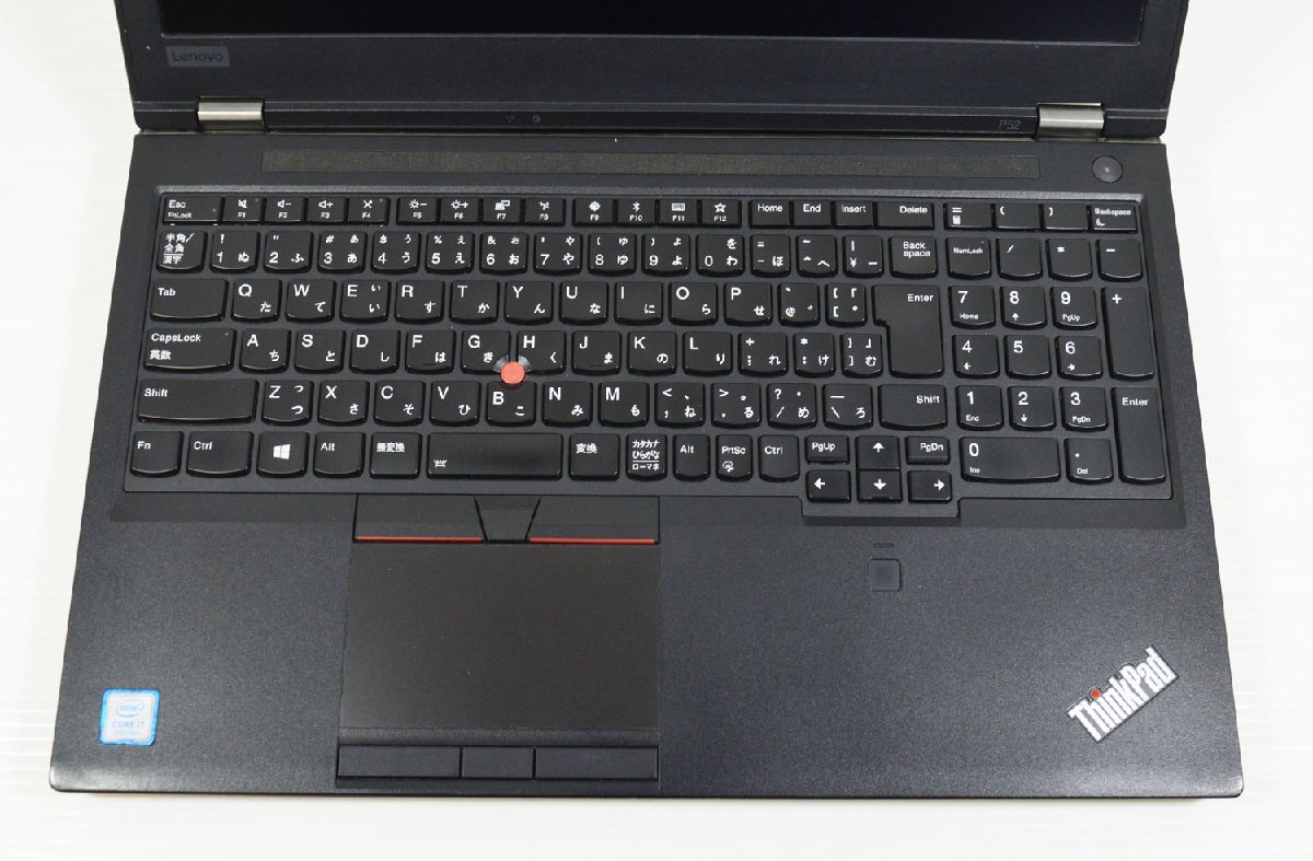 01303 Lenovo ThinkPad P52 第8世代 Core i7 16GB 256GB Quadro P1000 4GB Microsoft Office 2019 Win11 ...