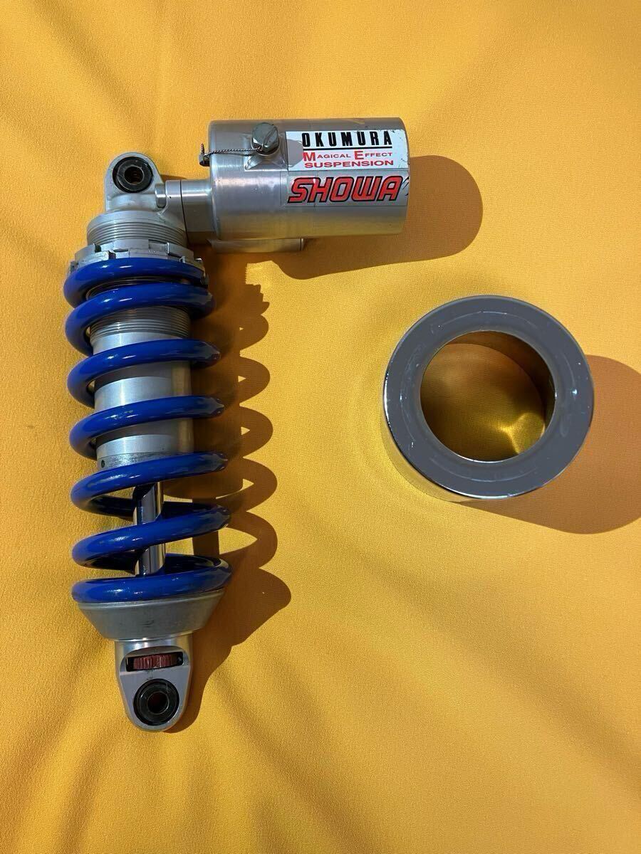 SHOWAサスペンション ホンダ RVF750 RC45 HRCキットサスペンション ヒートガード付き 油漏れ無し リアサスペンション(リア ...