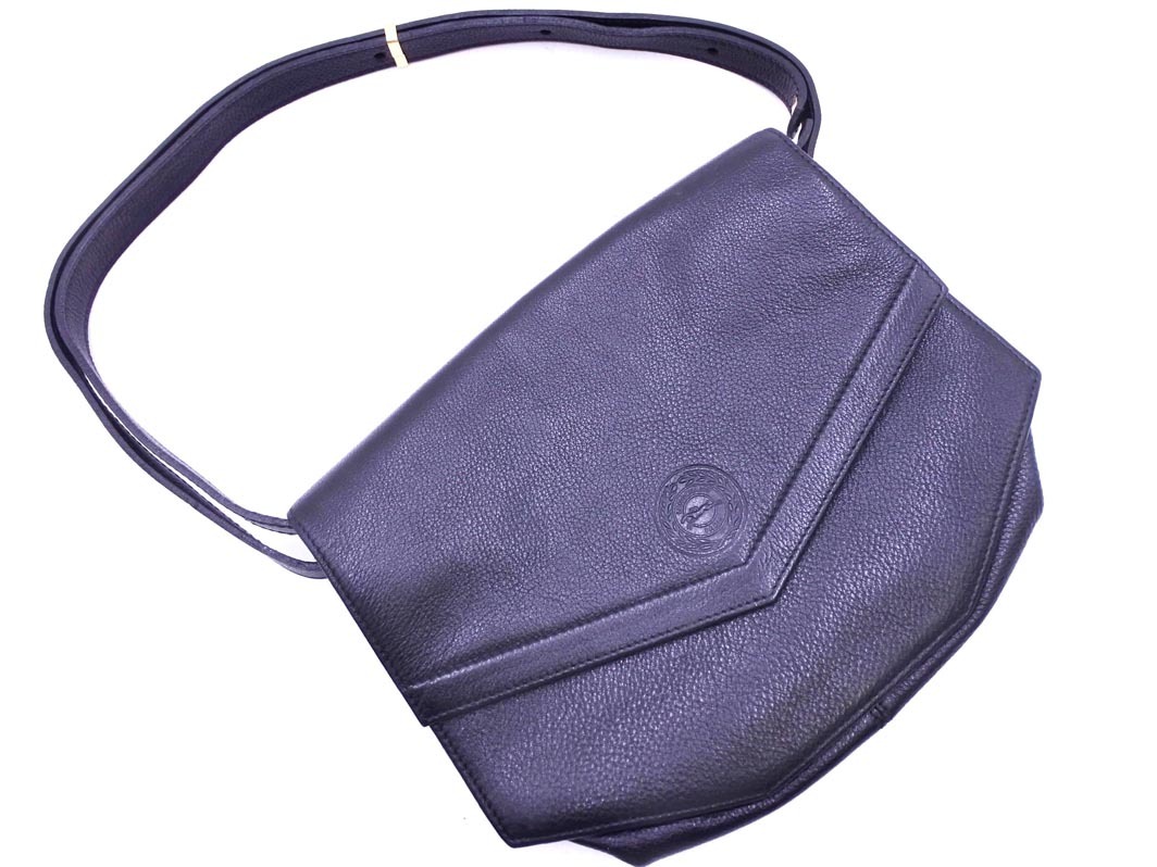 LONGCHAMP ロンシャン レザー ショルダー バッグ 黒 fda1 レディース(ロンシャン)｜売買されたオークション情報、yahooの ...