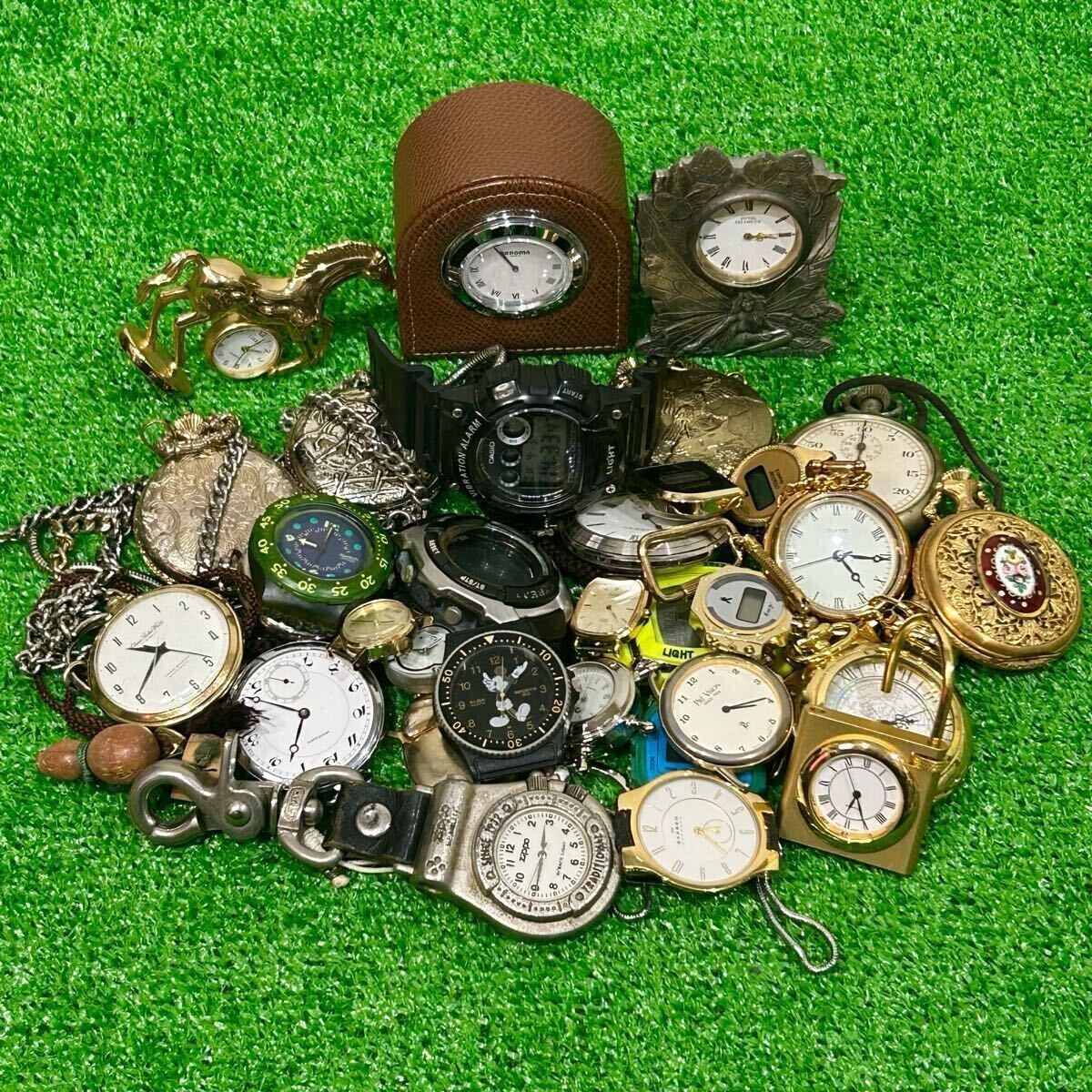 CASIO カシオ CITIZEN シチズン SWATCH など 時計 懐中時計 フェイス など まとめ売り 30点以上 合計35点 ジャンク品 A304(その他)｜売買されたオークション情報 ...