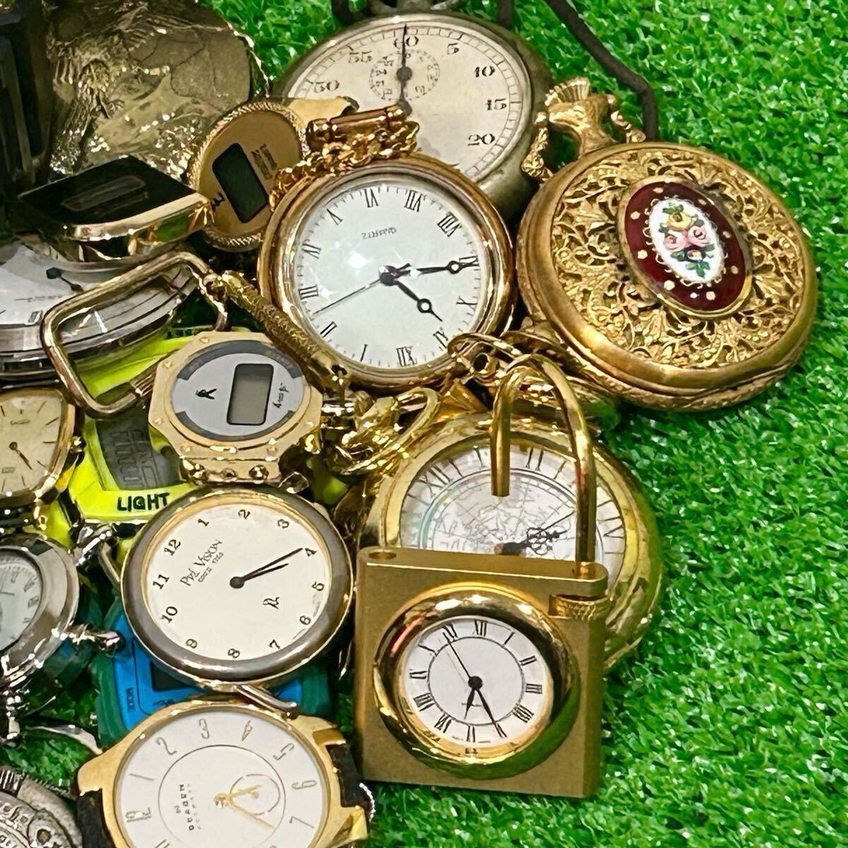 CASIO カシオ CITIZEN シチズン SWATCH など 時計 懐中時計 フェイス など まとめ売り 30点以上 合計35点 ジャンク品 A304(その他)｜売買されたオークション情報 ...