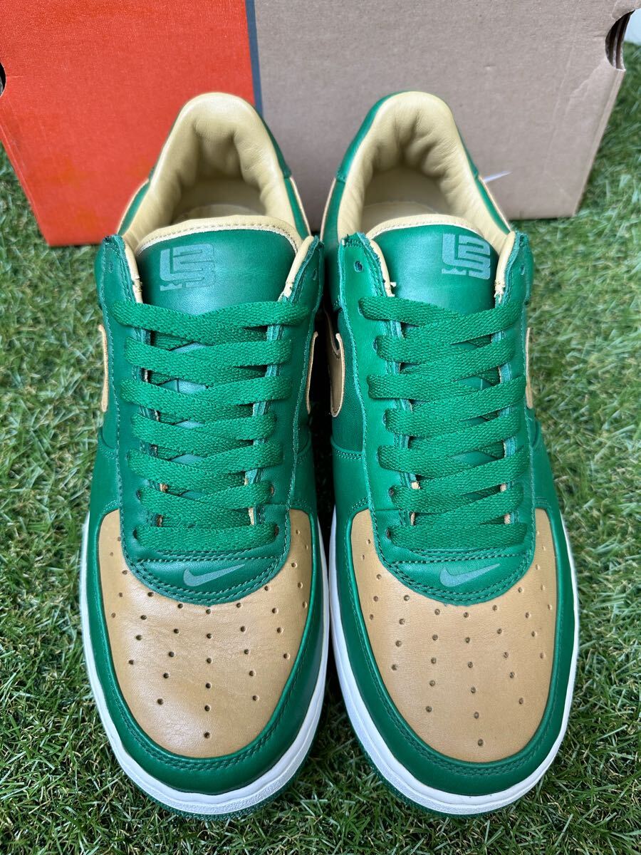 2004年製 NIKE AIR FORCE 1 LOW LeBron James IRISH レブロン スクールカラー 出身校 dunk sb jordan aj1 bred max95 ...