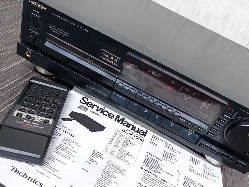 Technics SL-P1000 CDプレーヤー リモコン付属 テクニクス(一般)｜売買されたオークション情報、yahooの商品情報を ...