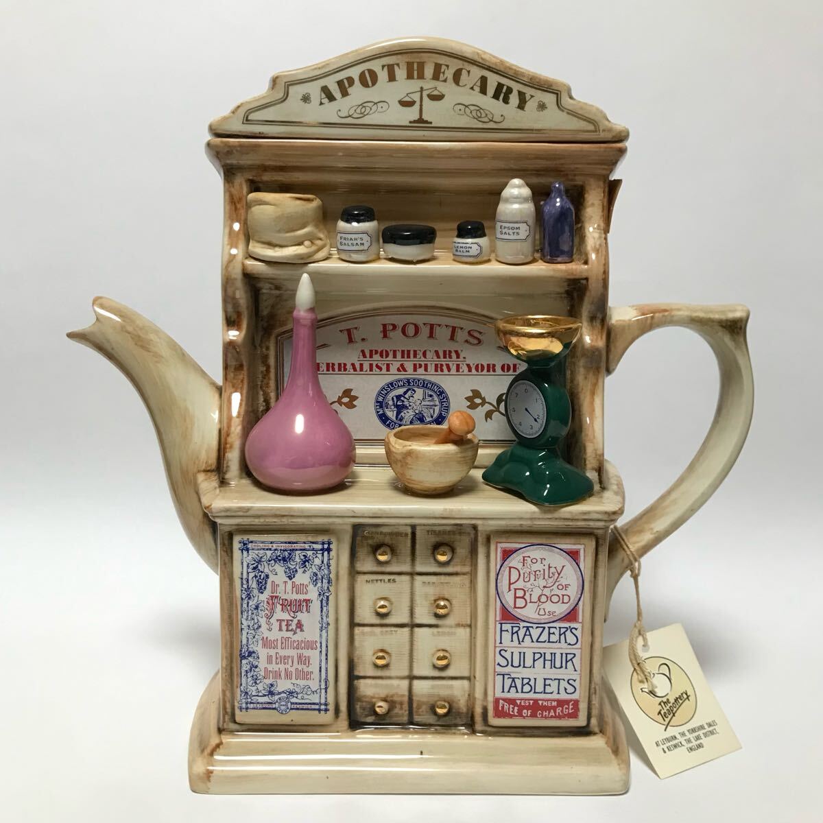 イングランド製 Teapottery 陶器製 ティーポット / ティーポッタリー ドラッグストア イギリス 英国 茶器 食器(ポット)｜売買さ ...