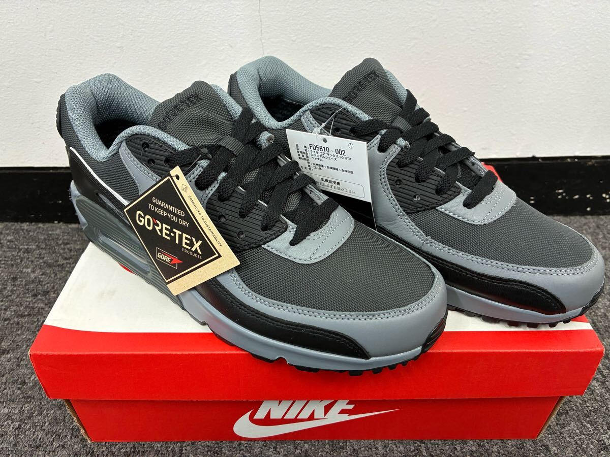 NIKE AIR MAX 90 GORE-TEX US8 26.0cm ゴアテックス ダークスモークグレー/クールグレー/ブラック/ホワイト FD5810-002(26.0cm)｜売買された ...