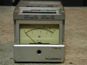 FUJISOKU TLM-5C THROUGH LINE POWER METER 800 960MHz(その他)｜売買されたオークション情報 ...