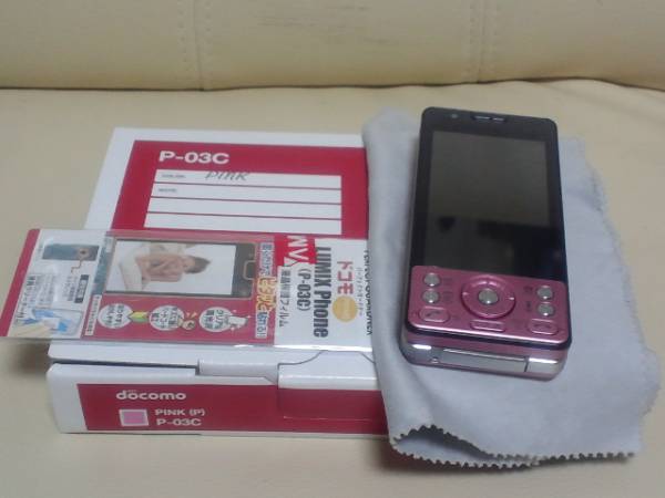 P-03C ピンク 携帯 本体 ドコモ 白ロム(パナソニック、松下通信工業)｜売買されたオークション情報、yahooの商品情報をアーカイブ公開 - オークファン（aucfan.com）