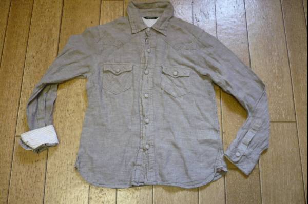 FITH WORKS 麻綿アースカラーシャツ 145(トップス)｜売買されたオークション情報、yahooの商品情報をアーカイブ公開 - オークファン（aucfan.com）