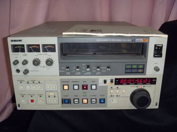 SONY U-maticSP Uマチックデッキ BVU-950 取説付(プロ用、業務用)｜売買されたオークション情報、yahooの商品情報を ...