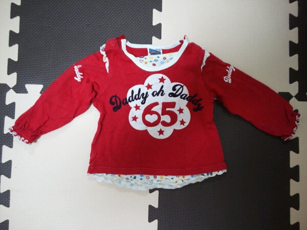 ダディオーダディDaddyohDaddy赤ロンT90(90（85～94cm）)｜売買されたオークション情報、yahooの商品情報をアーカイブ公開 - オークファン（aucfan.com）