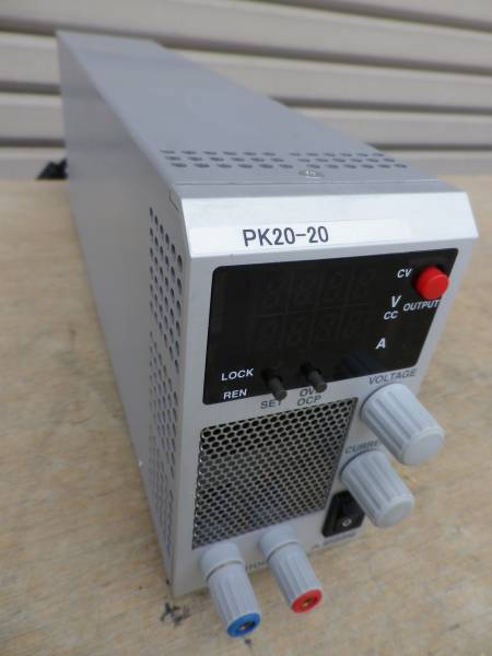 松定プレシジョン ハイパワー卓上型直流電源 PK20-20 400W(アマチュア無線)｜売買されたオークション情報、yahooの商品情報をアーカイブ公開 - オークファン（aucfan.com）