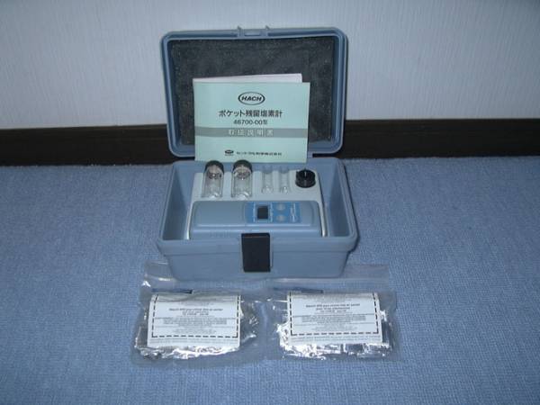 HACH ポケット残留塩素計46700-00型 取説付(環境測定器)｜売買されたオークション情報、yahooの商品情報をアーカイブ公開 ...