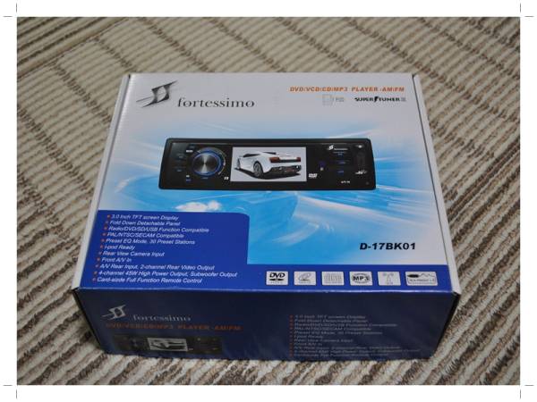 fortessimo D-17BK01 カーオーディオ DVD/CD/VCD/MP3(DVDプレイヤー)｜売買されたオークション情報 ...