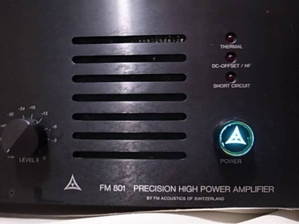 FM ACOUSTICS FM801 パワーアンプ レアオーバーホール済(一般)｜売買されたオークション情報、yahooの商品情報をアーカイブ ...