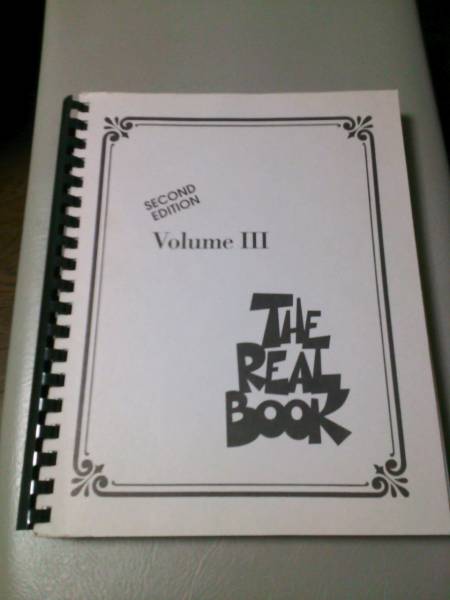 THE REAL BOOK - VOLUME 3(洋楽)｜売買されたオークション情報、yahooの商品情報をアーカイブ公開 - オークファン ...