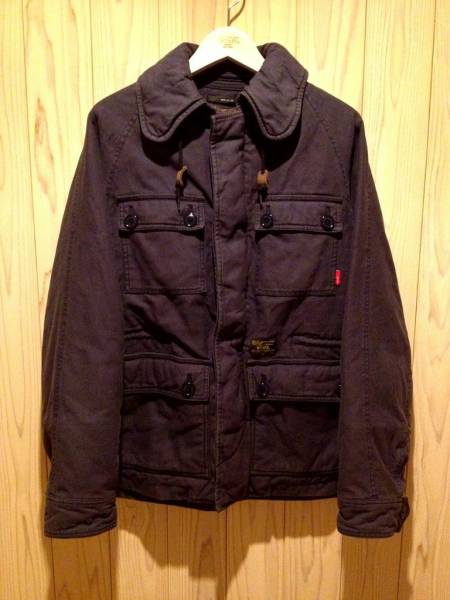 WTAPS 13AW M-4883/ JACKET. COTTON. SATIN NAVY Mサイズ(ジャンパー、ブルゾン)｜売買されたオークション情報、yahooの商品情報をアーカイブ公開 ...