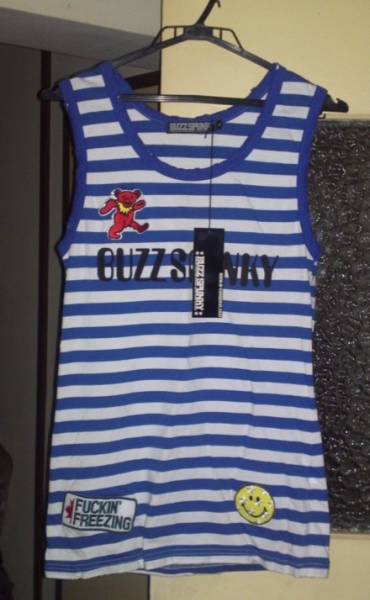 BUZZ SPUNKY ワッペンボーダータンクトップ(タンクトップ)｜売買されたオークション情報、yahooの商品情報をアーカイブ公開 - オークファン（aucfan.com）