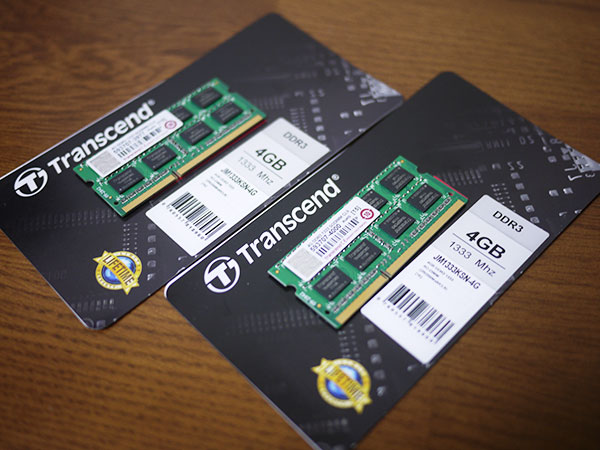 Transcend JM1333KSN-4G 4GB/SODIMM/DDR3/PC3-10600 2枚=8GB(2GB)｜売買された ...