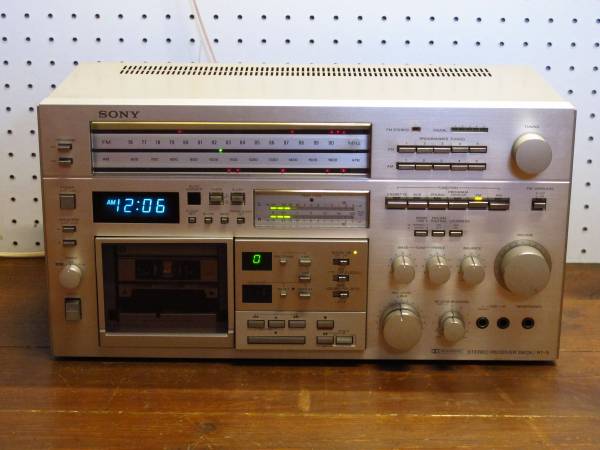 D SONY ステレオレシーバーデッキ RT-9 1979年(ラジカセ)｜売買されたオークション情報、yahooの商品情報をアーカイブ公開 - オークファン（aucfan.com）