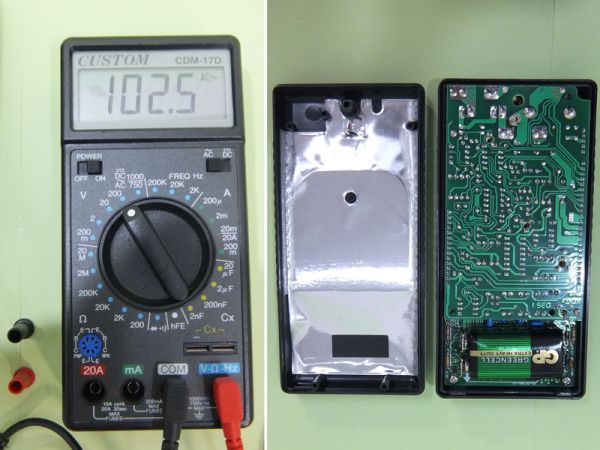 CUSTOM デジタルマルチメーター CDM-17D テスター(電気計測器)｜売買されたオークション情報、yahooの商品情報をアーカイブ公開 - オークファン（aucfan.com）