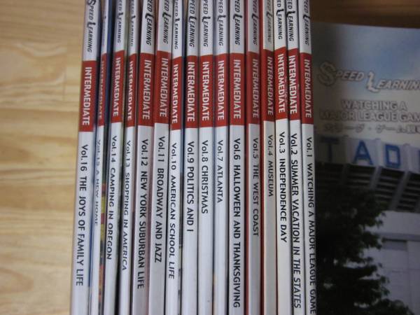 SPEED LEARNING INTERMEDIATE 全16巻セット スピードラーニング(英会話)｜売買されたオークション情報、yahooの商品情報をアーカイブ公開 - オークファン ...
