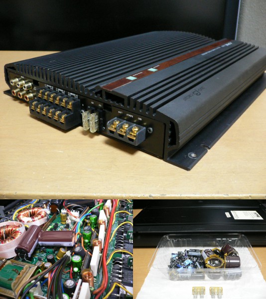 ALPINE アルパイン 3566 6ch パワーアンプ コンデンサ交換済み(アンプ)｜売買されたオークション情報、yahooの商品情報を ...