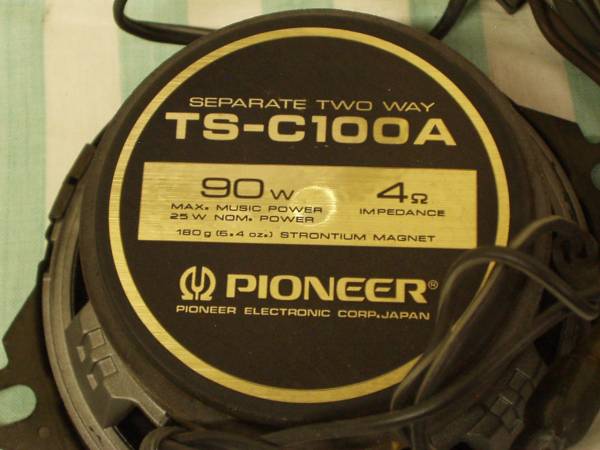 carrozzeria TS-C100A カロッツェリア 当時物 PIONER 2WAY(10cmタイプ)｜売買されたオークション情報、yahooの商品情報をアーカイブ公開 - オークファン ...