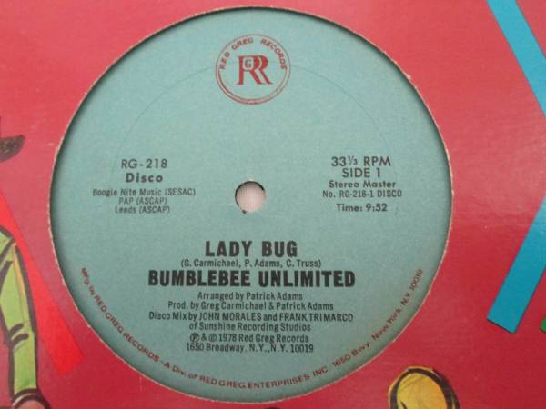 BUMBLEBEE UNLIMITED / LADY BUG / PATRICK ADAMS(ディスコ)｜売買されたオークション情報、yahooの商品情報をアーカイブ公開 - オークファン ...