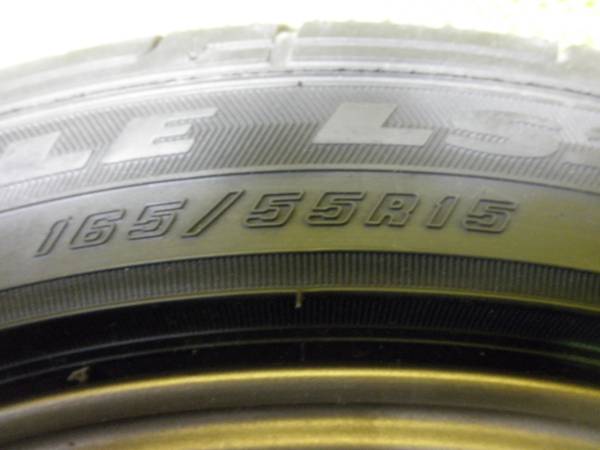 #S172 Gyle 15×6J/4穴100＆グッドイヤー 165/55R15 4本(ラジアルタイヤ)｜売買されたオークション情報、yahoo ...