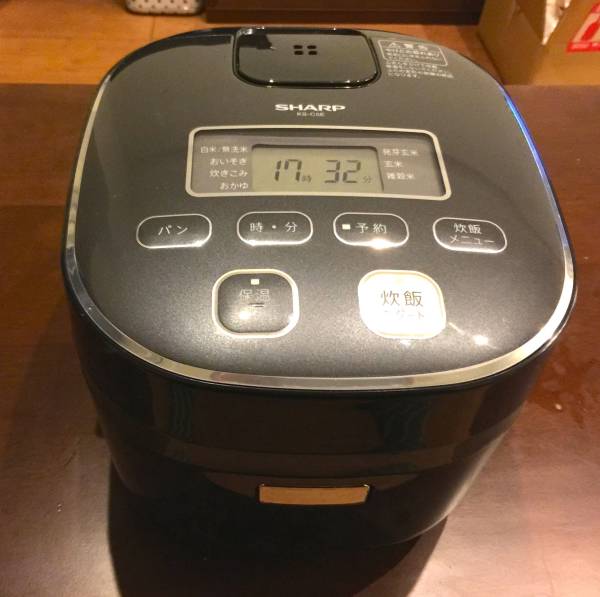 SHARP 3合炊きジャー炊飯器 KS-C5E-B(マイコン)｜売買されたオークション情報、yahooの商品情報をアーカイブ公開 - オークファン（aucfan.com）