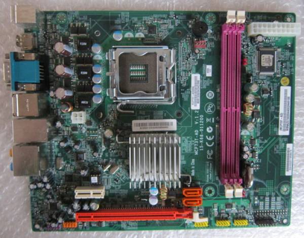eMachines EL1830-E10 マザーボード MCP73T-AD LGA775 +付属品(その他)｜売買されたオークション情報 ...