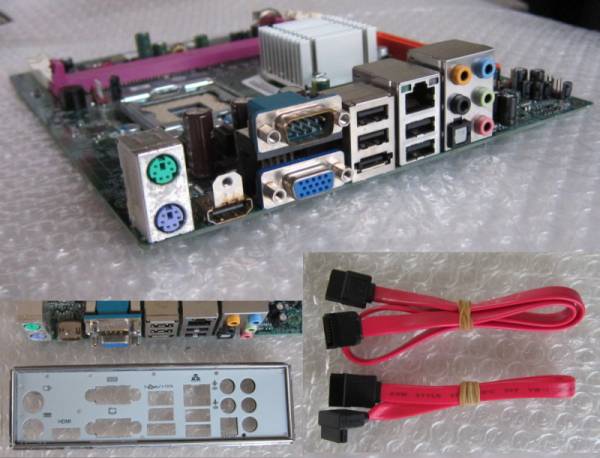 eMachines EL1830-E10 マザーボード MCP73T-AD LGA775 +付属品(その他)｜売買されたオークション情報 ...