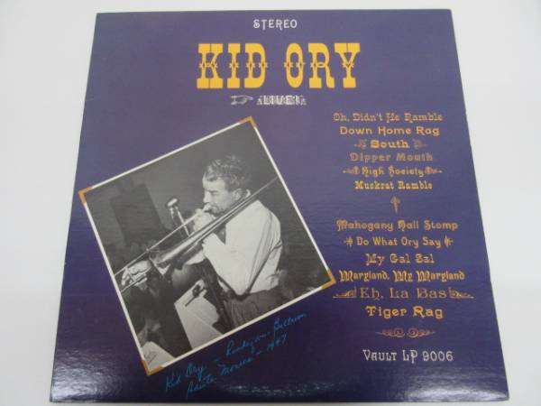 KID ORY/LIVE SLP-9006(ジャズ一般)｜売買されたオークション情報、yahooの商品情報をアーカイブ公開 - オークファン ...