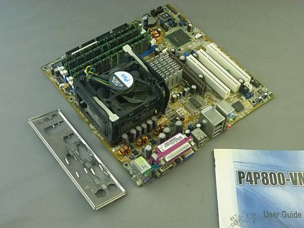 ASUS P4P800-VM M-ATX P4 3GHz/2GBメモリー付(ASUSTeK)｜売買されたオークション情報、yahooの商品情報 ...