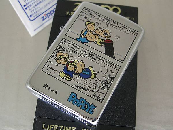 絶版 1995年 POPEYE ZIPPO ポパイ＆スウィーピー 展示品(アニメーション、ヒーロー)｜売買されたオークション情報、yahooの ...
